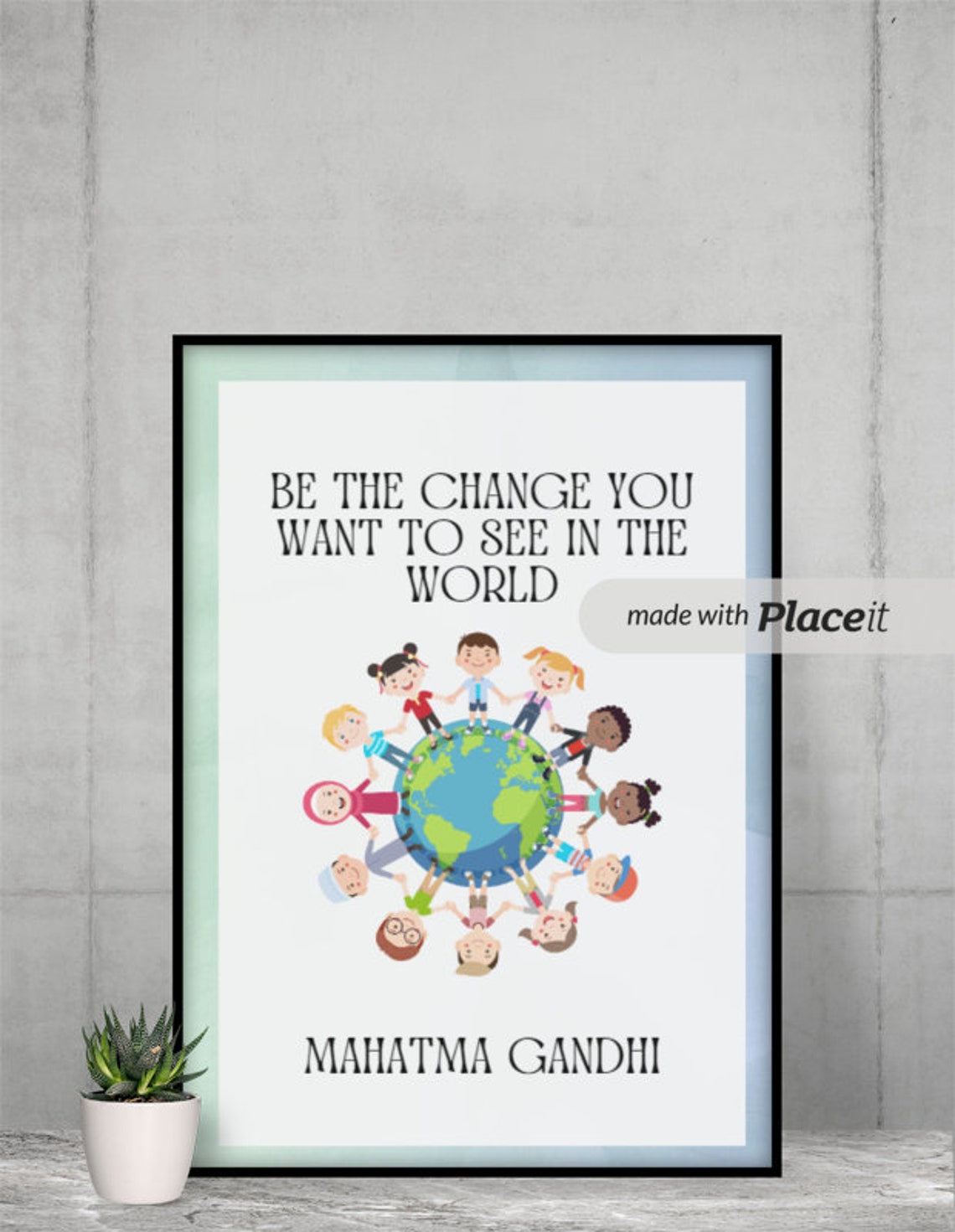 Be the Change Classroom Poster - Etsy
