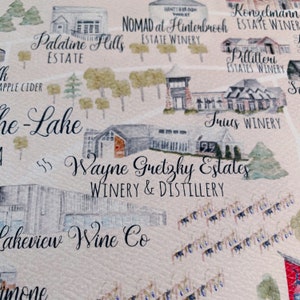 Map of Niagara on the Lake Wineries,notl,wineries of Niagara on the ...