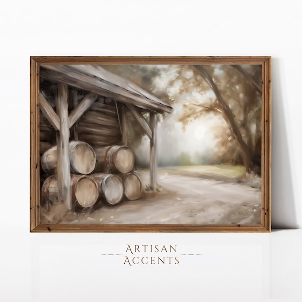 Distillery Oil Painting - Etsy