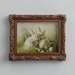 Bunnies in Spring Oil Painting, Wall Decor Digital Art Print ...