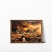 Great Pyramids Oil Painting, Wall Digital Art Print, History Art ...