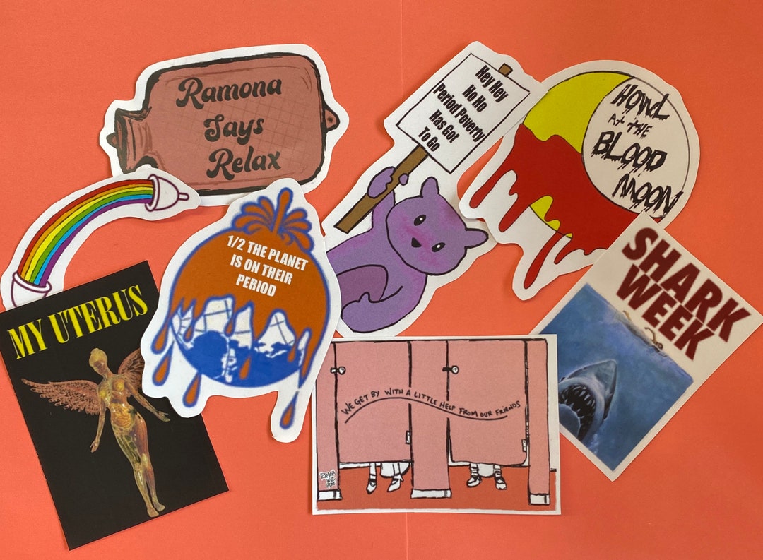 Aunt Flo Sticker Set - Etsy