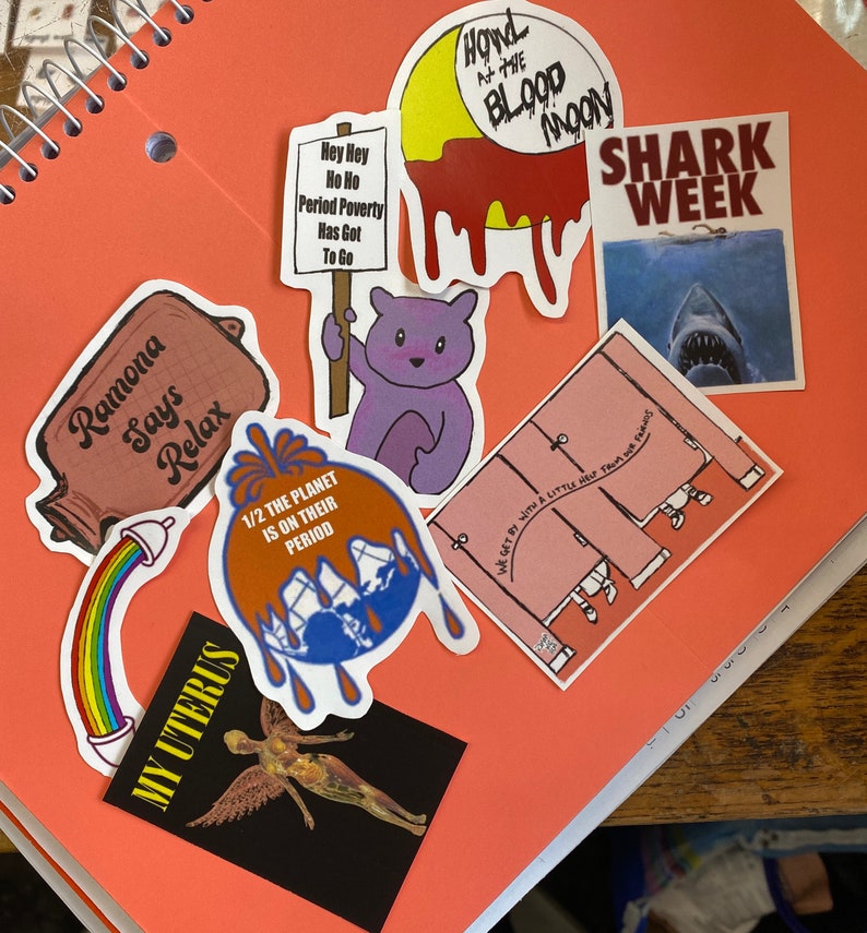 Aunt Flo Sticker Set - Etsy