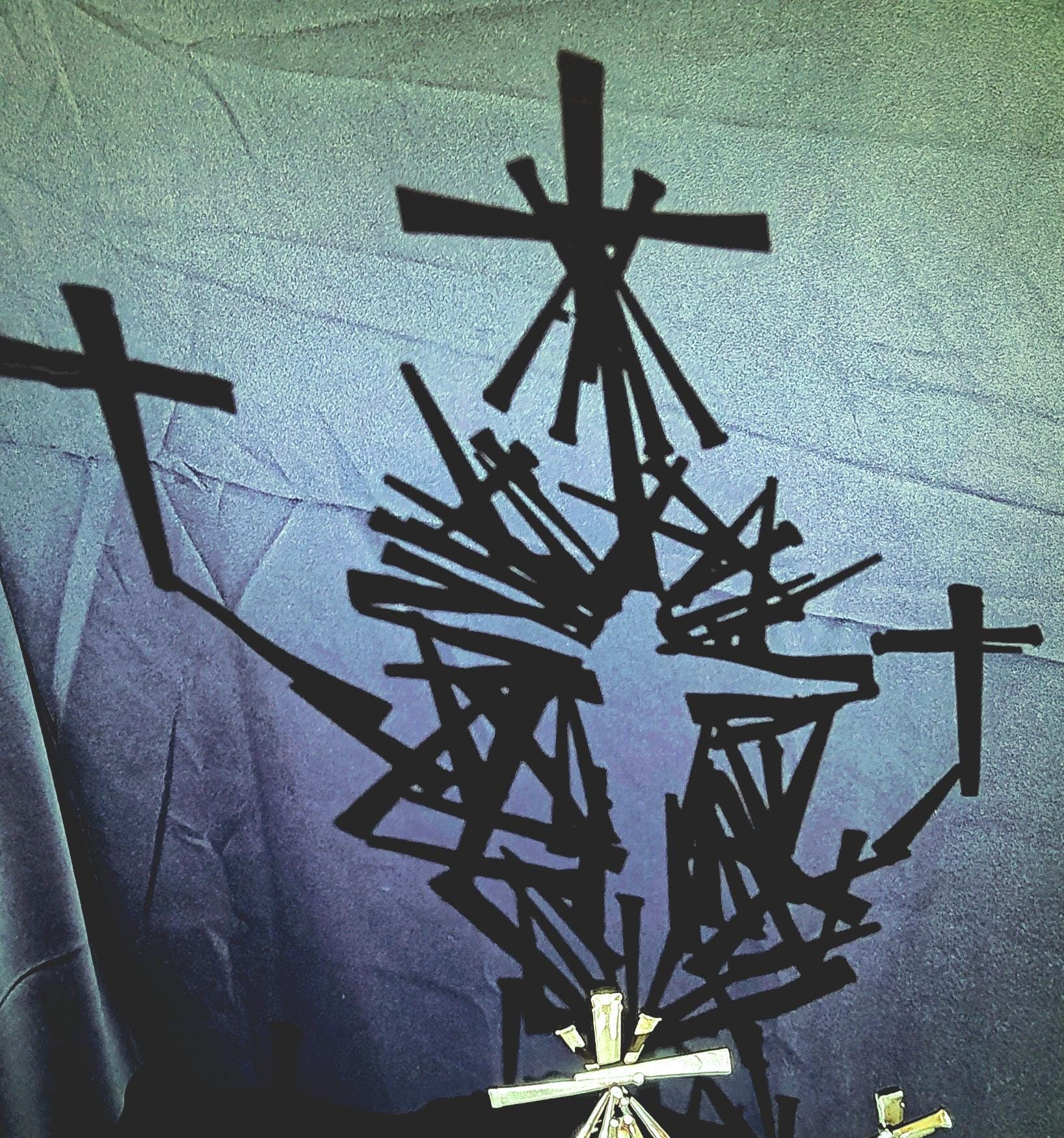 Crucifixion Shadow Sculpture - Etsy