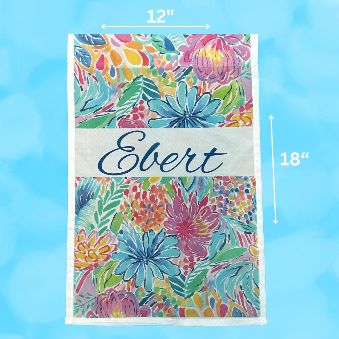 Lilly Inspired Custom Welcome Flag - Etsy