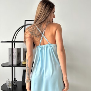 Light Blue Feather Robe Set - Blue Bridesmaid Robes Nightdress With ...