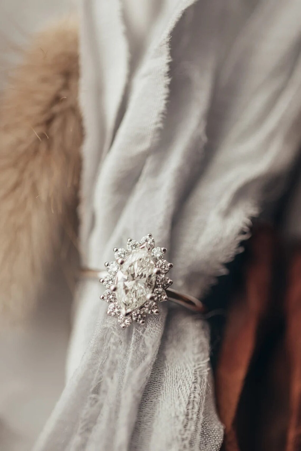 Wedding Gift for Her, 14K Solid Gold Propose Ring, Solitaire ...