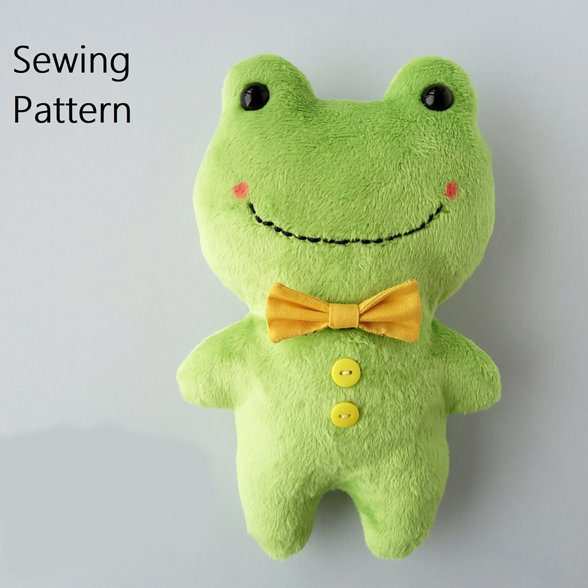 Frog Plush Pattern Beginner Friendly in 2 Sizes - Etsy