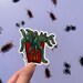 Tentacle French Fries Sticker | Horror Mcdonald's Art | Green Tentacles ...