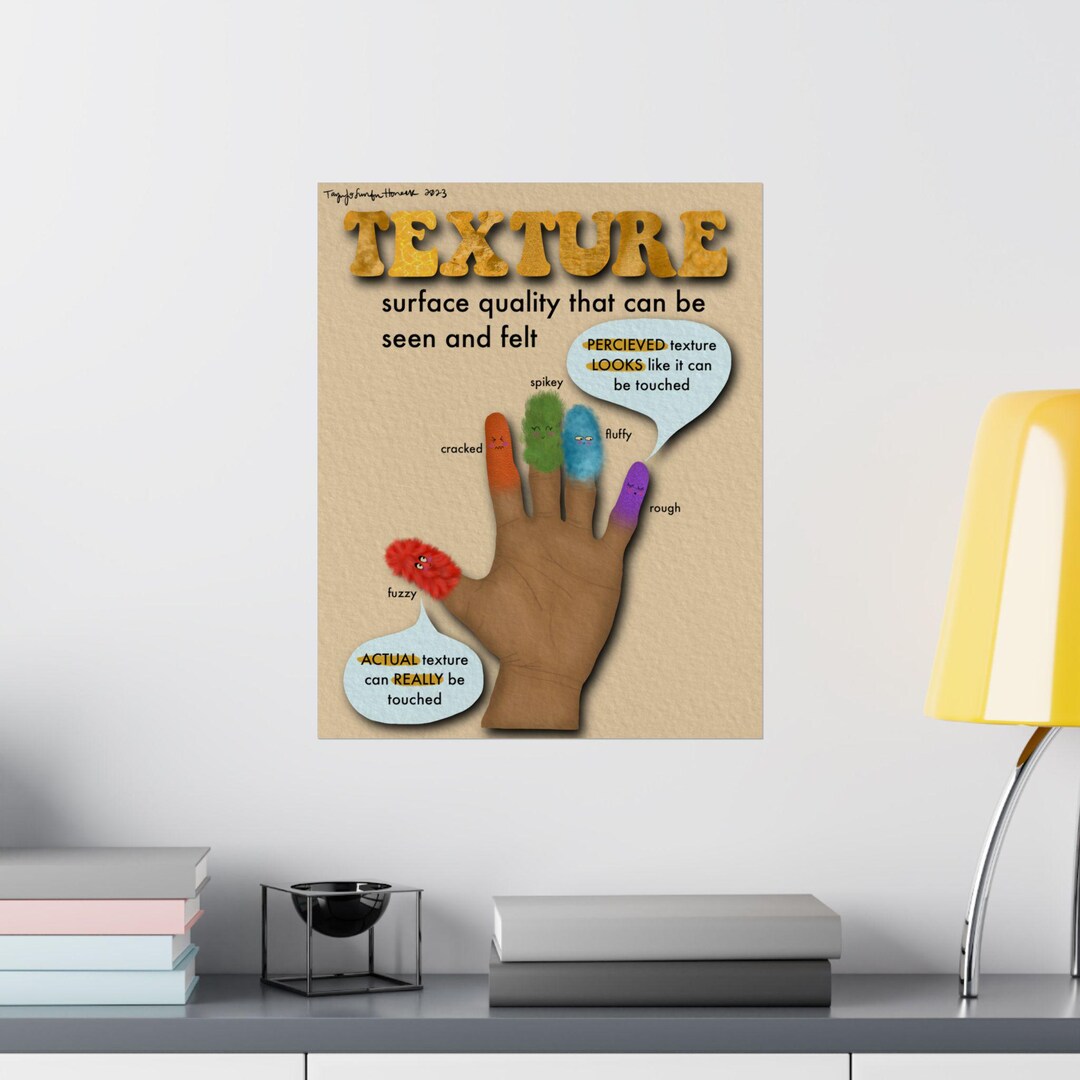 Texture | Elements of Art | Poster Print | Art Classroom | Art Teachers ...