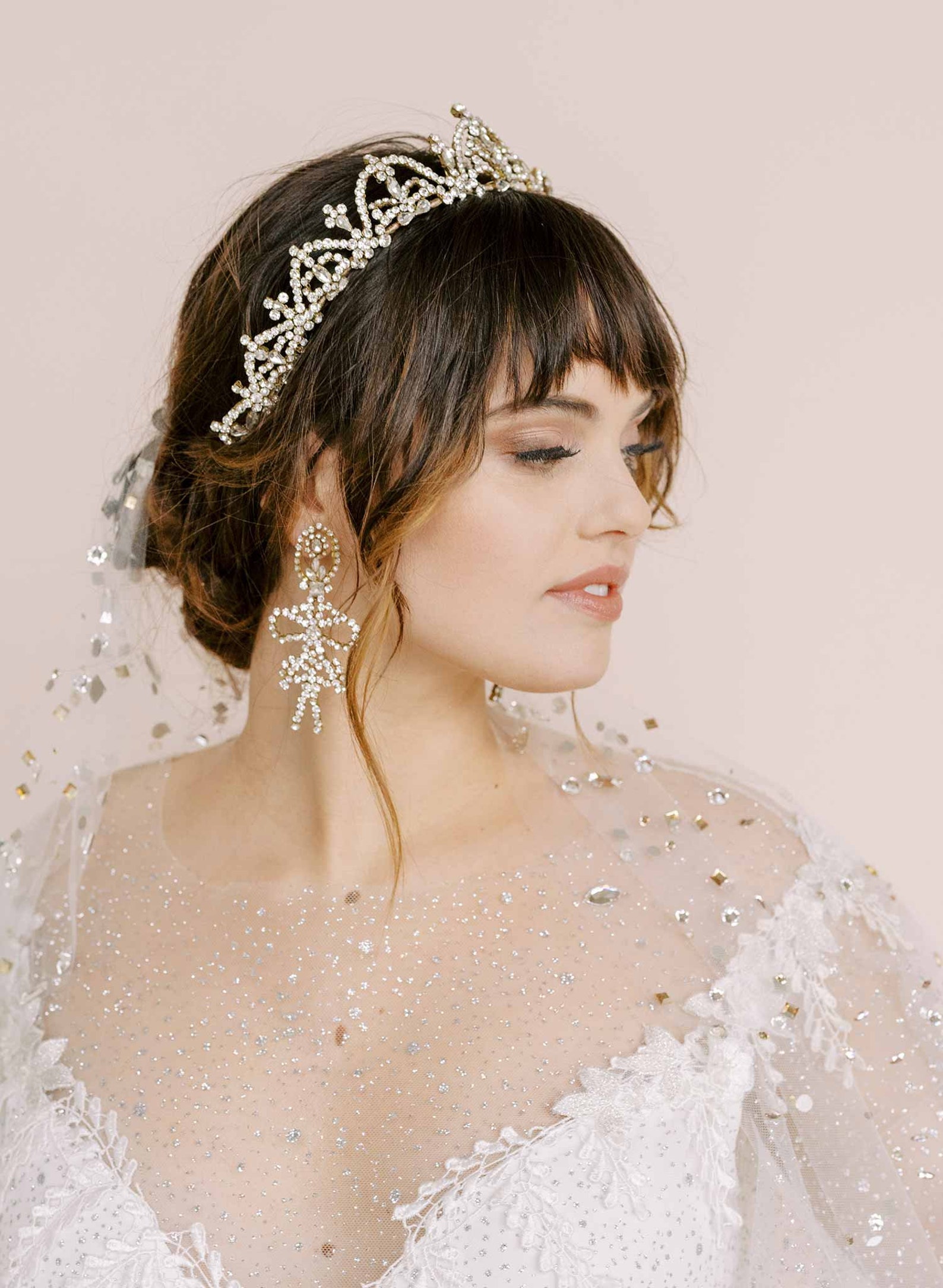 Vintage Inspired Crystal Bridal Headband - Crystal Romance Tiara ...