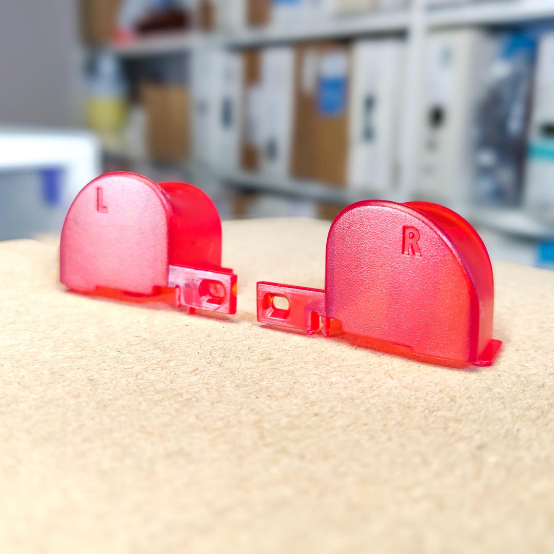 Transparent Red OEM Left and C Sticks for Gamecube Controller ...