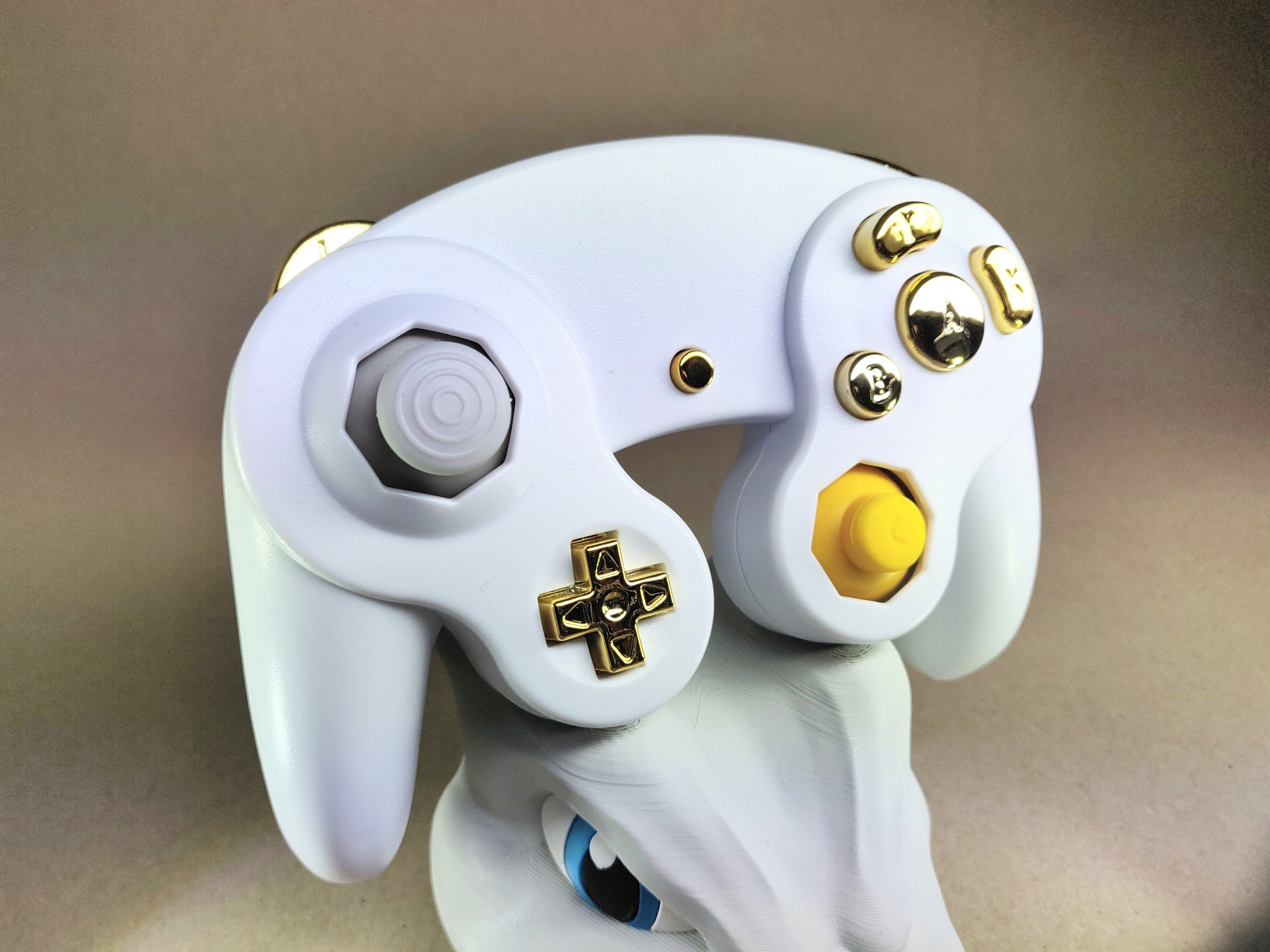 Custom Chrome Gold Buttons for Gamecube Controller, Personalized ABXY ...