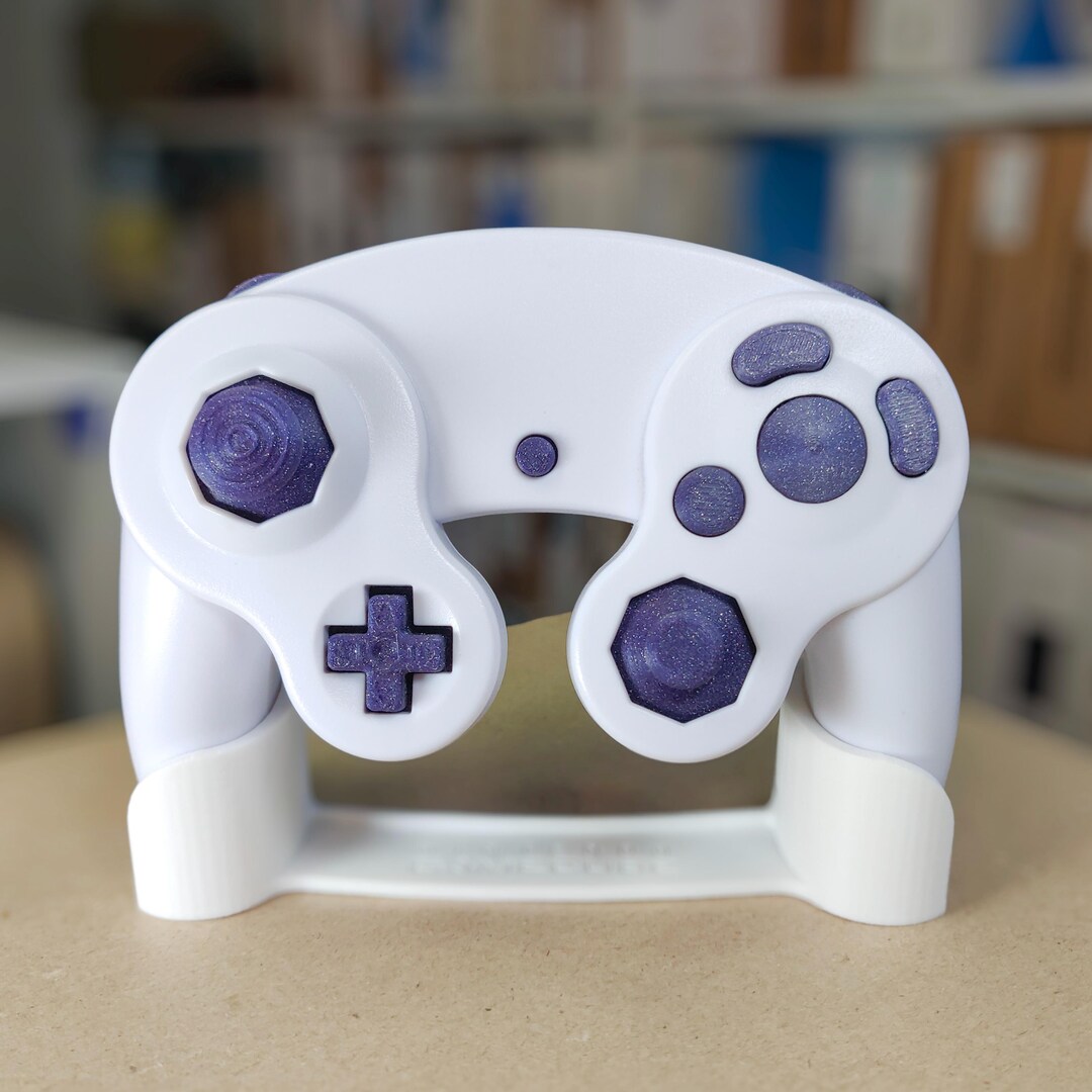 Royal Purple Bald Shorter Buttons for Gamecube Controller, Personalized ...