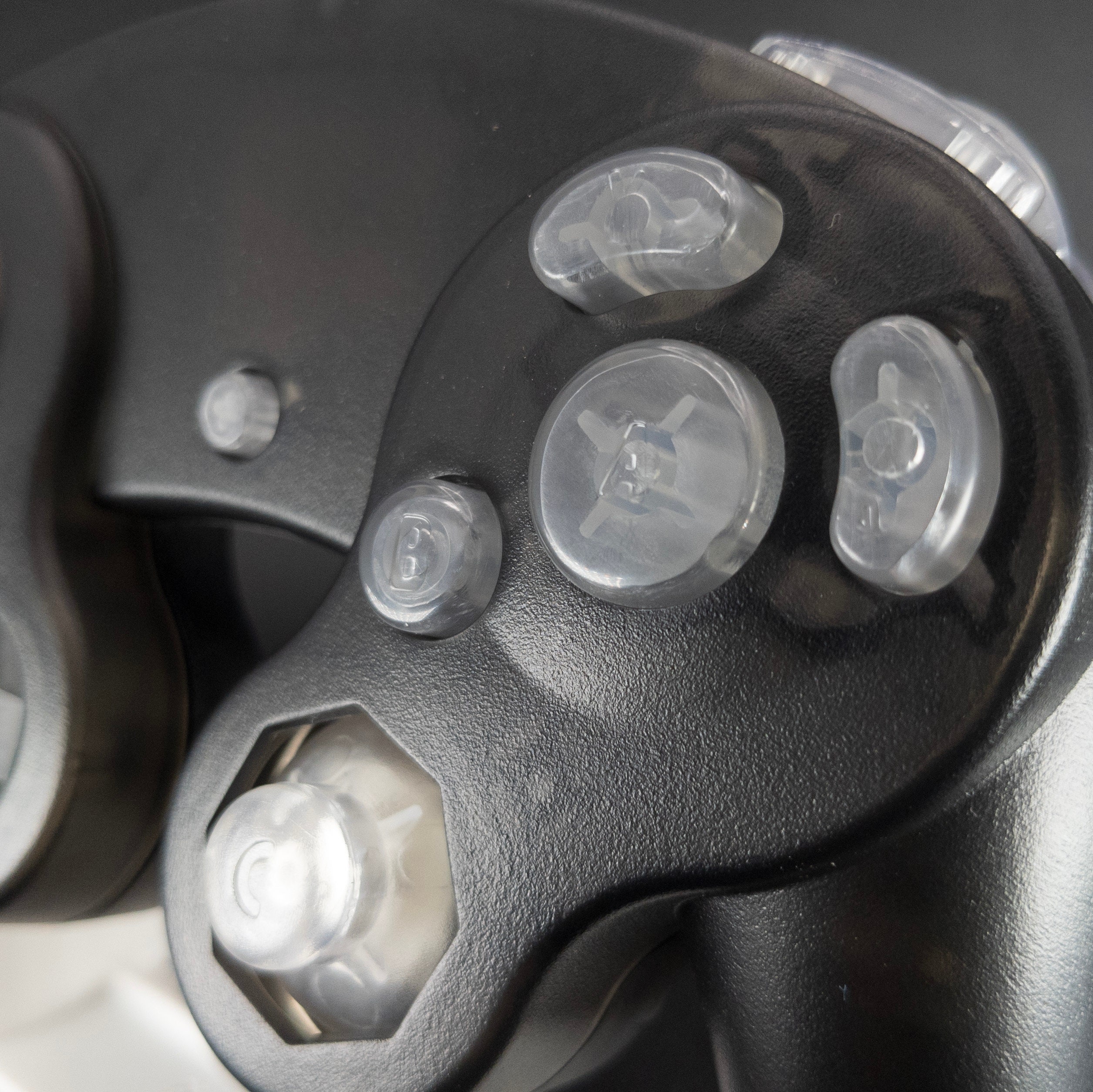 Clear OEM Left and C Sticks for Gamecube Controller, Personalized Transparent ABXY, Z, LR ...