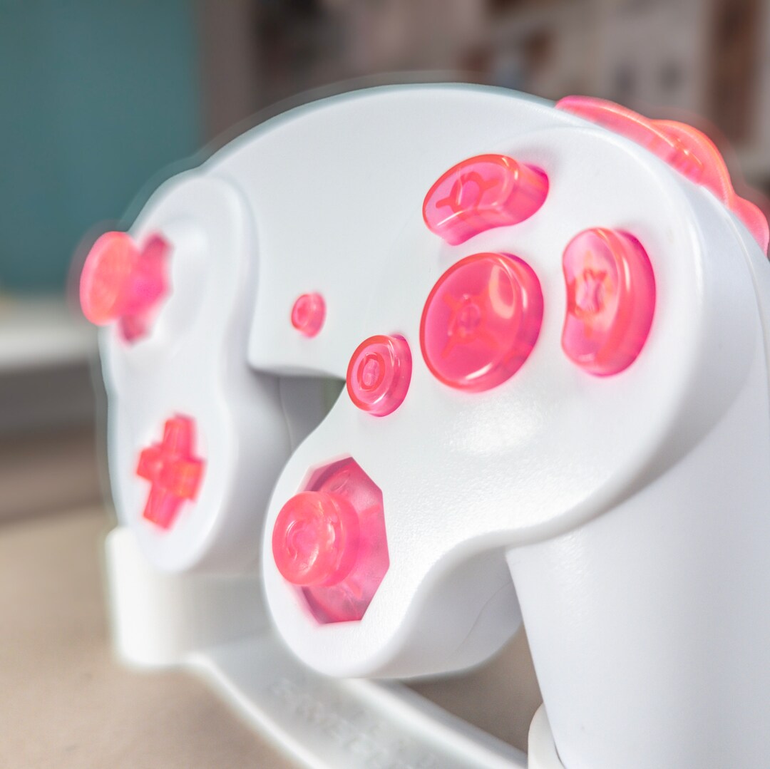 Transparent Pink OEM Left and C Sticks for Gamecube Controller ...