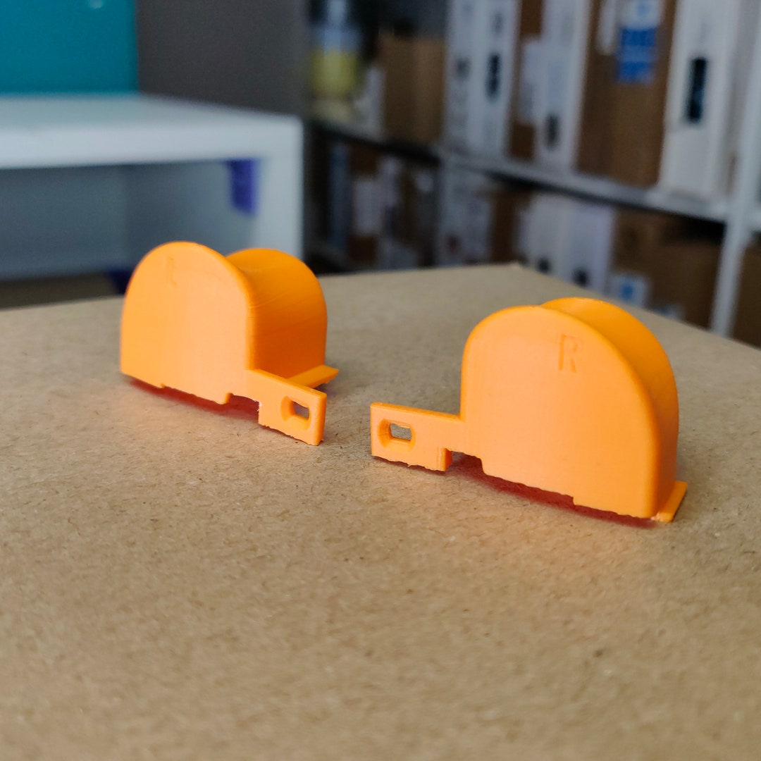 Matte Orange Bald Shorter Buttons for Gamecube Controller, Personalized ...