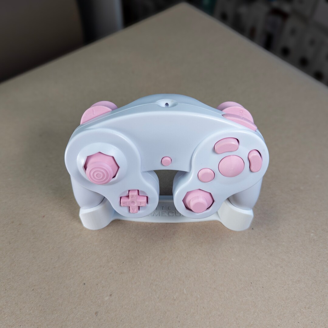 Sakura Pink Bald Shorter Buttons for Gamecube Controller, Personalized ...
