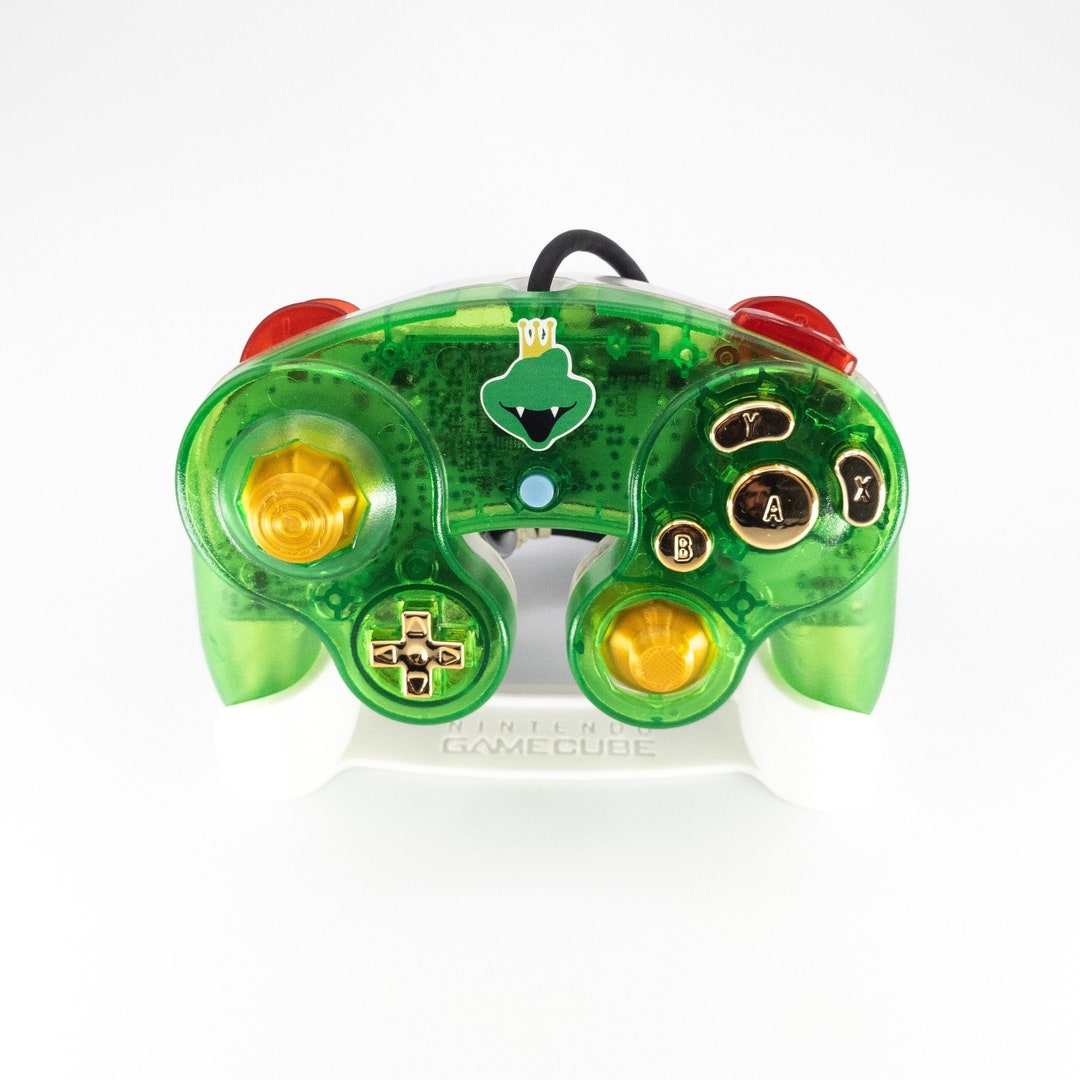 Custom Gamecube Controller Skin, NO Motherboard, Personalized Shell, Sticks ABXY, Z, LR Triggers ...