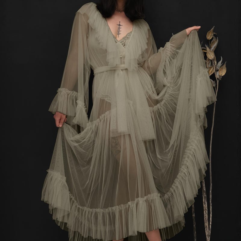 Mesh Robe - Etsy