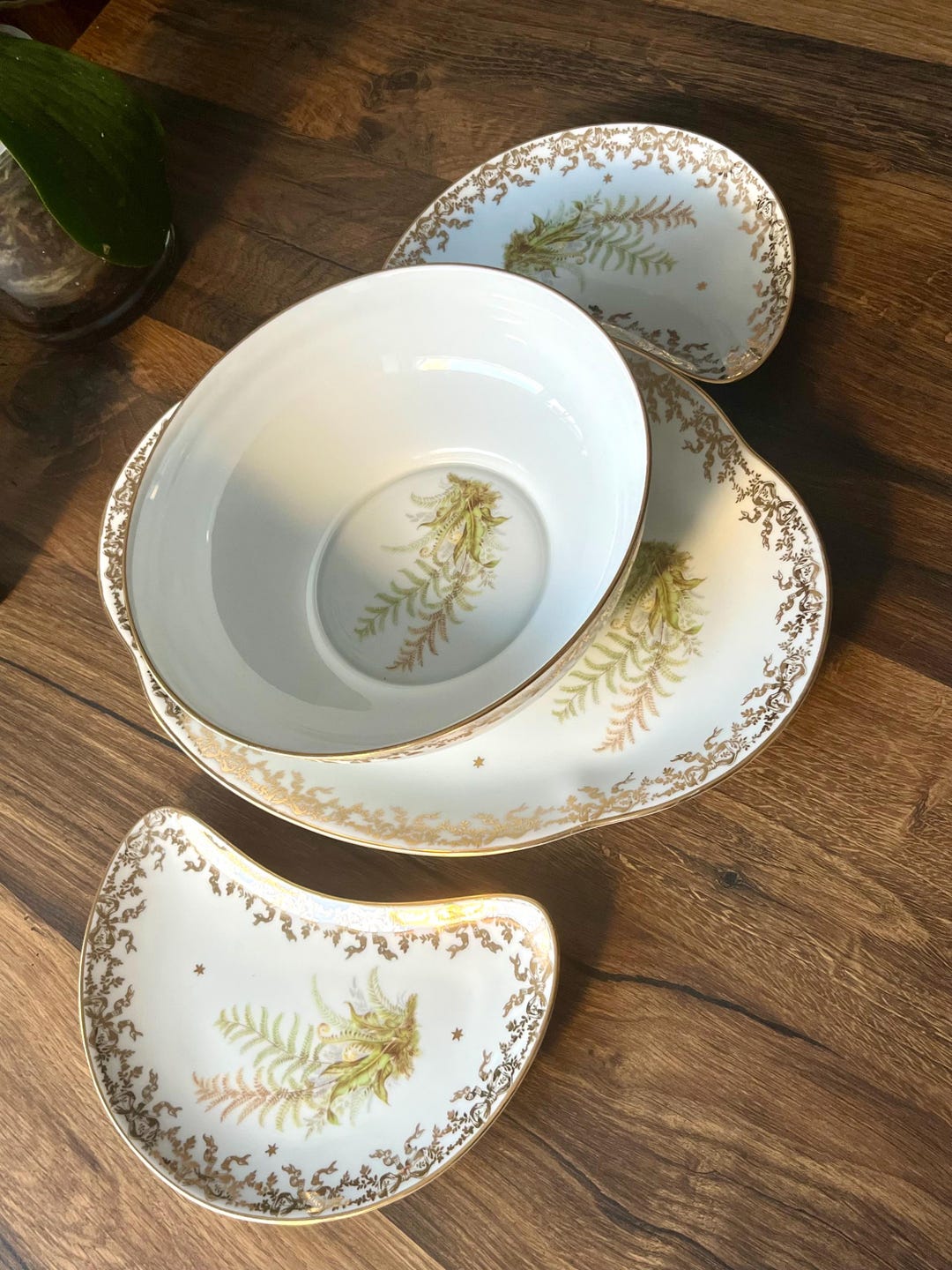 Authentic France Limoges Bowl With Underplate and Dining Plates With ...