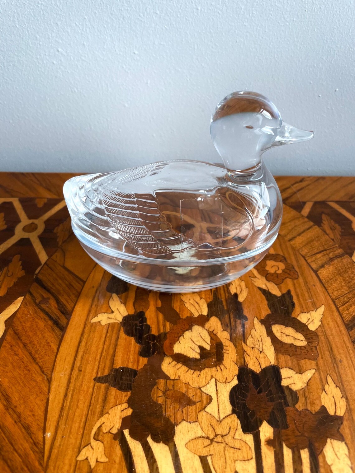 Vintage Elegant Crystal Duck Box by Crystal D’arc. - Etsy