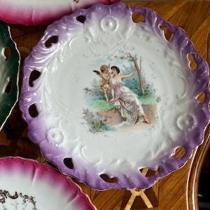 Rococo Style Plates in Various Colors and Shapes - Etsy