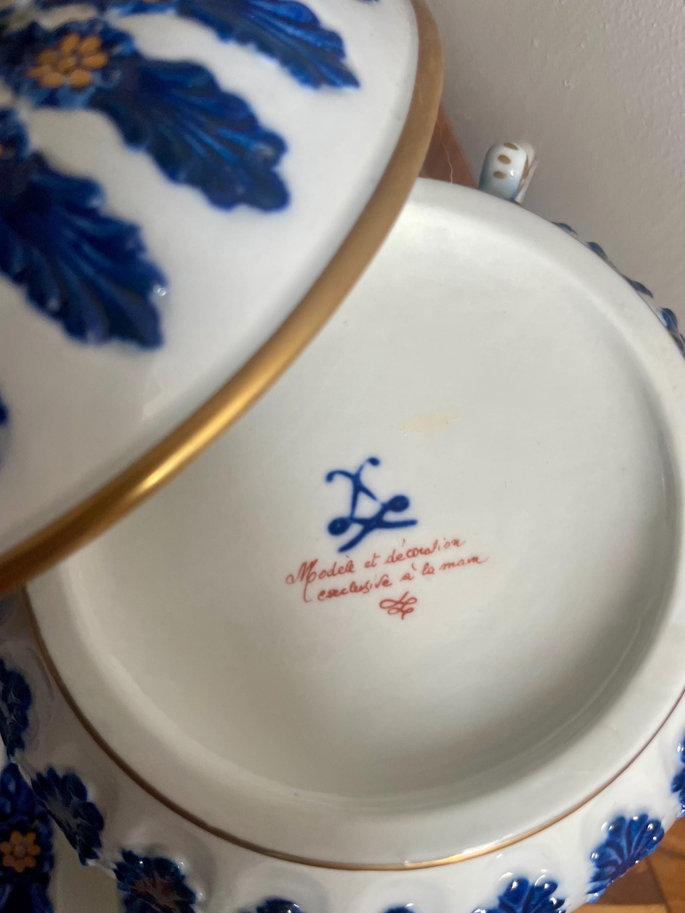 Antique Sèvres Hand-decorated Porcelain Set - Etsy