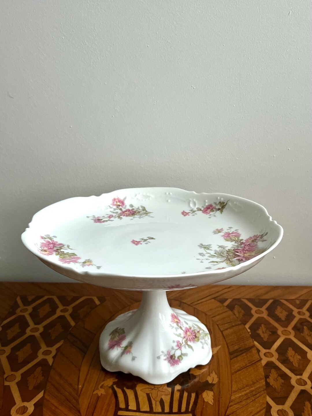 Martin Frères France Limoges Vanderstraeten Grand Cake Stand 1920-1940 ...