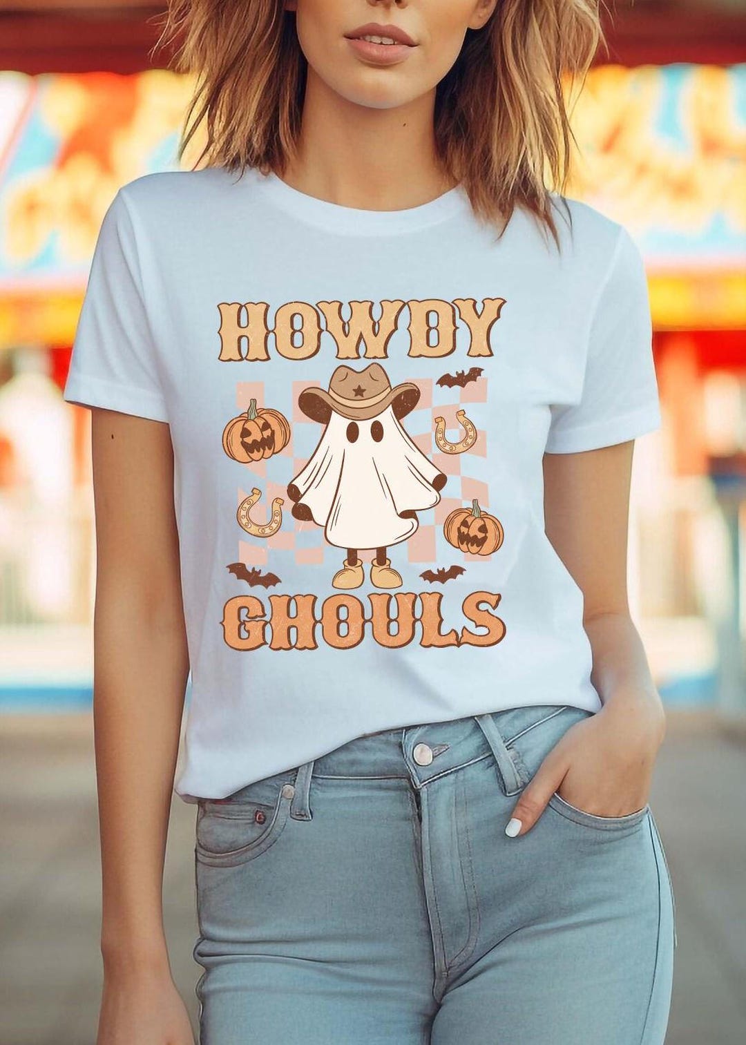 Howdy Ghouls PNG , Western Halloween Png, Howdy Ghouls Ghost PNG ...
