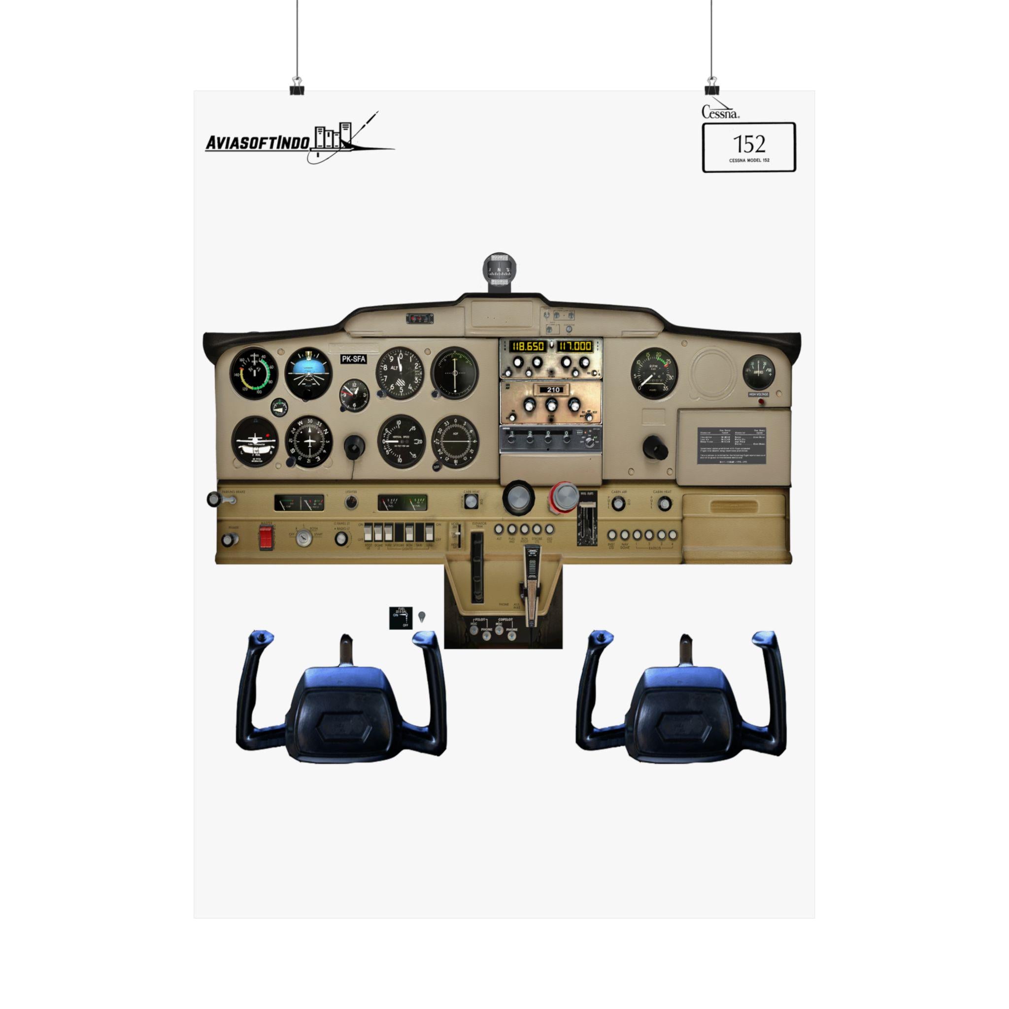 Cessna 152 Cockpit
