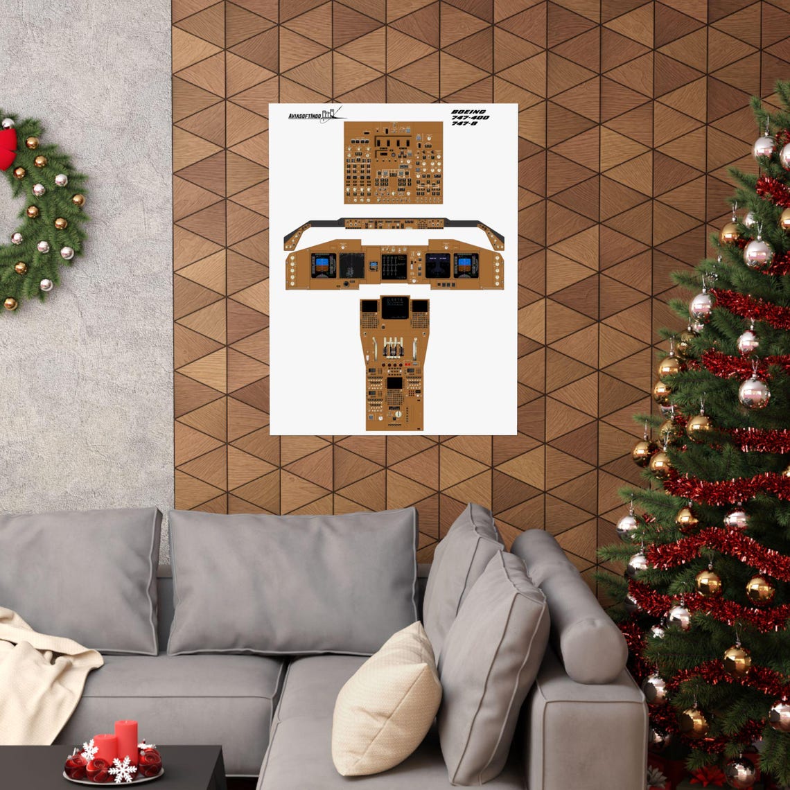 Boeing 747-400/747-8 , B747-400, B747-8, Boeing 747 , Cockpit Posters ...