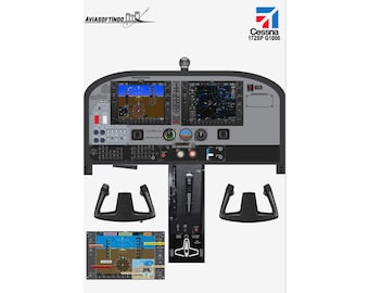 Cessna 172 G1000 Cockpit Poster: Aviation Art Print - Etsy