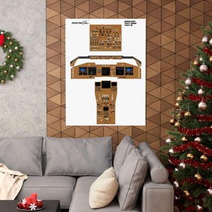 Boeing 747-400/747-8 , B747-400, B747-8, Boeing 747 , Cockpit Posters ...