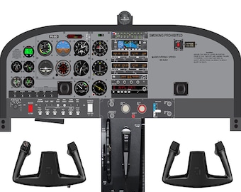 Cessna 172 Cockpit Poster: Analog & R Models (digital Download) - Etsy