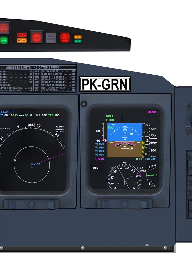 CRJ-1000NG Cockpit Poster - Etsy