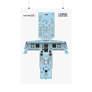 A330, Airbus A330, Airbus 330 Matte Vertical Cockpit Posters - Etsy