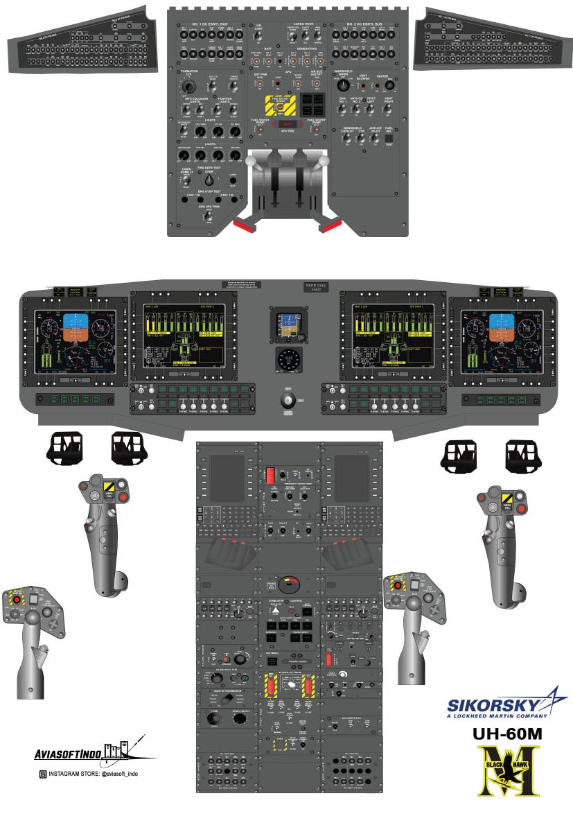UH-60M Blackhawk Cockpit Poster - Etsy