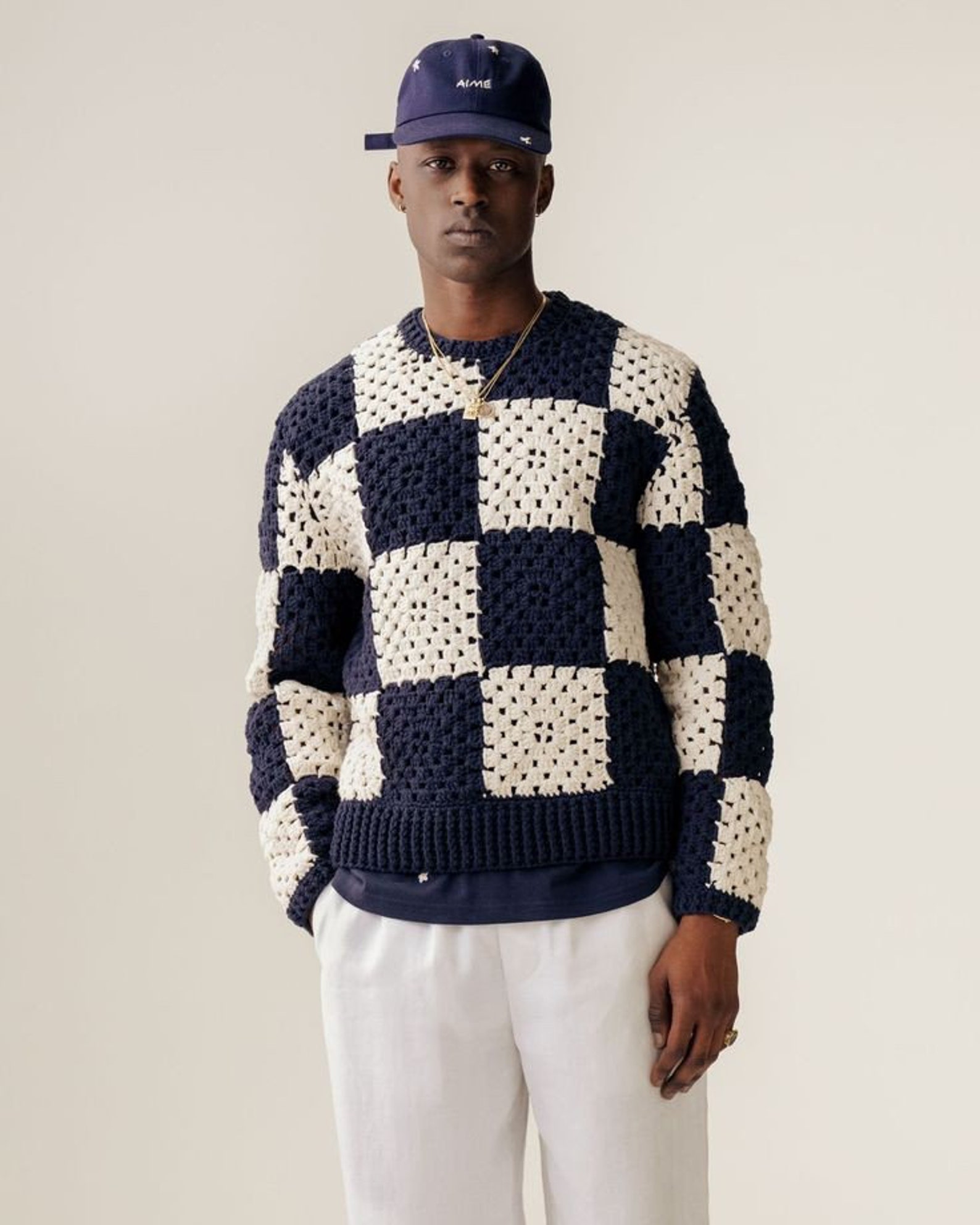 MENS CROCHET SWEATER Beach Holiday Shirt Best Gift for Husband Colorful ...