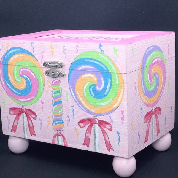Painted Recipe Box - Etsy