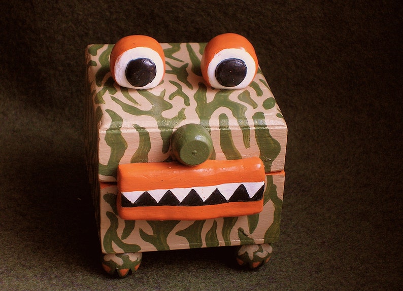 Funny Face Child's Keepsake Box, Child's Jewelry Box, Kid's Trinket Box ...