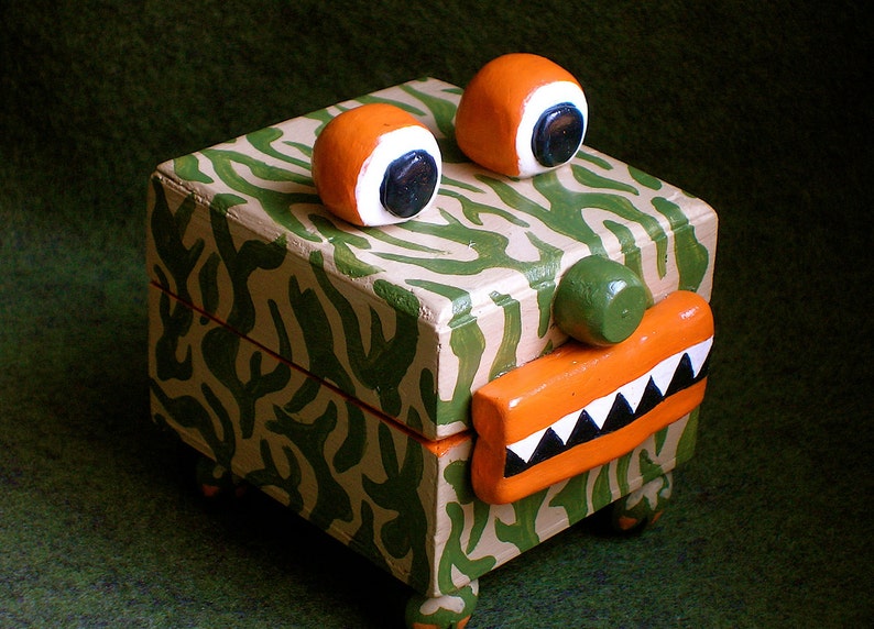 Funny Face Child's Keepsake Box, Child's Jewelry Box, Kid's Trinket Box ...