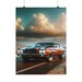 Poster, Vintage Chevy Chevelle Muscle Car Cruising the Streets, Wall ...