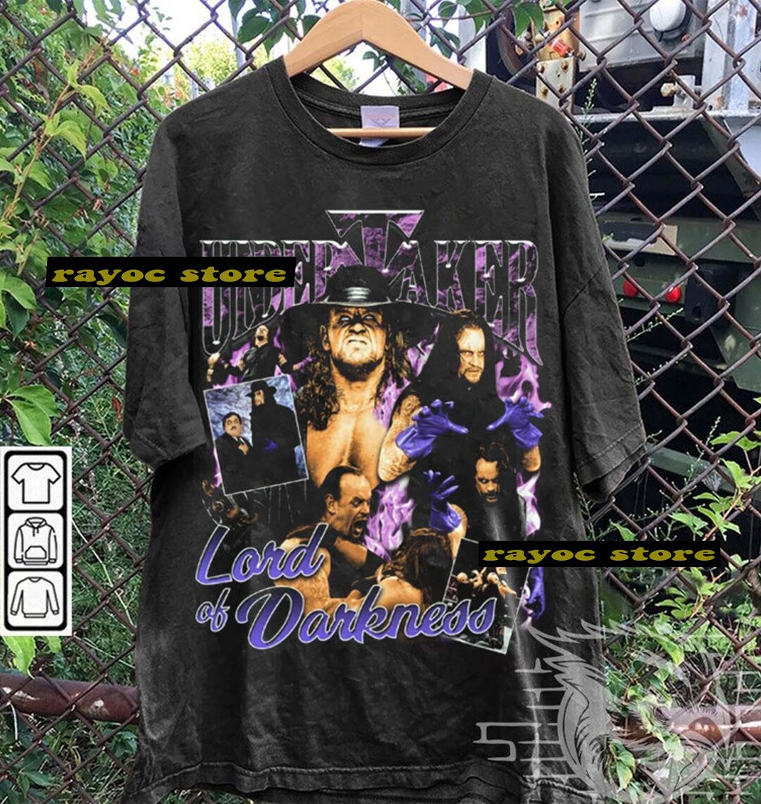 Vintage Bootleg Style the Undertaker Shirt, the Undertaker Wrestling T ...