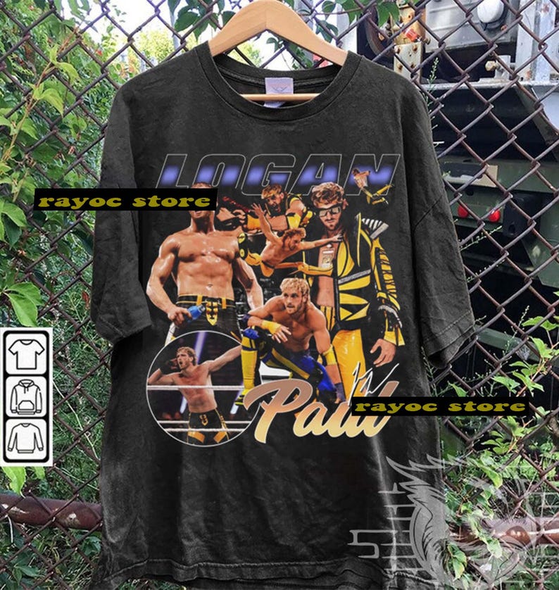 Vintage Bootleg Style Logan Paul Shirt, Logan Paul Wrestling T-shirt ...