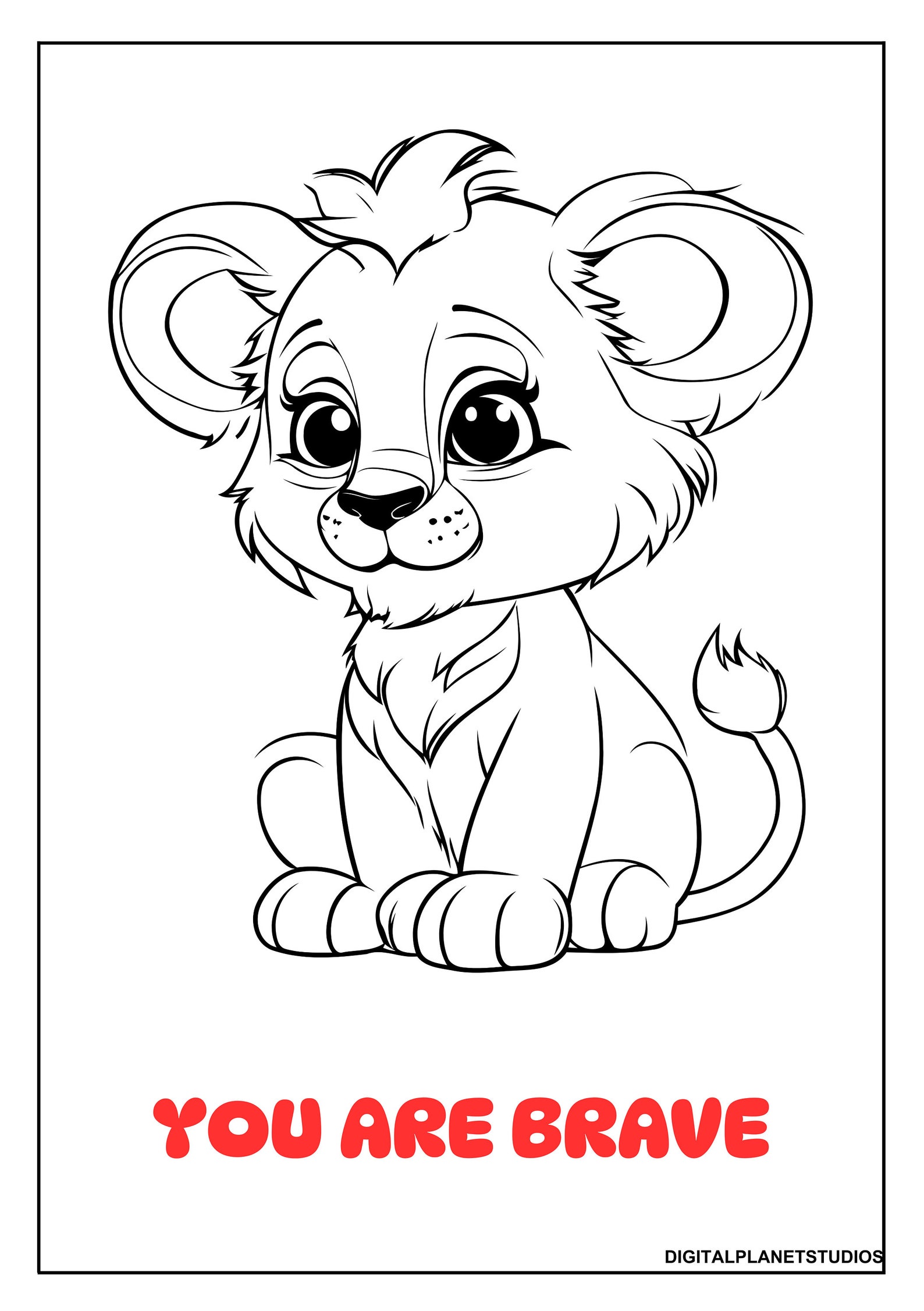 Kids Colouring Book (positive Affirmations) - Digital Downloads - Fun ...