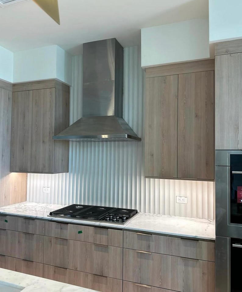 Solid Concrete Stone Fluted Wall Panels / Wall Tiles / Decorative Tiles ...