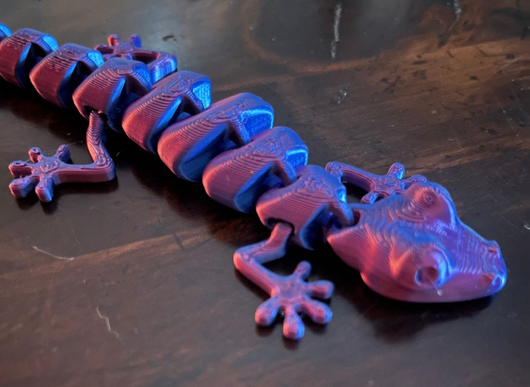 3d Printed Lizard - Etsy