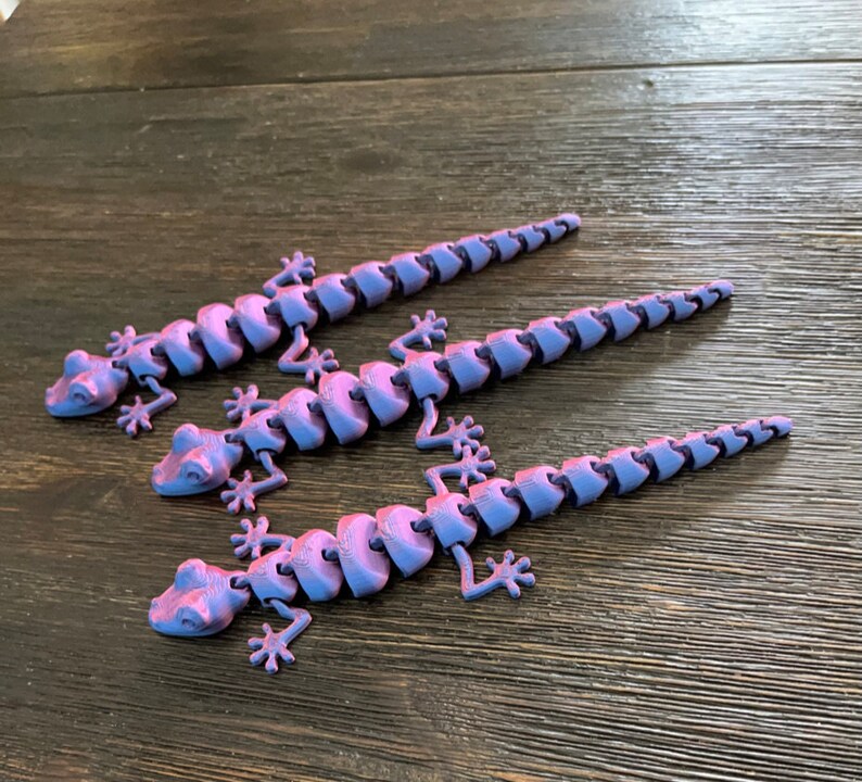 3d Printed Lizard - Etsy