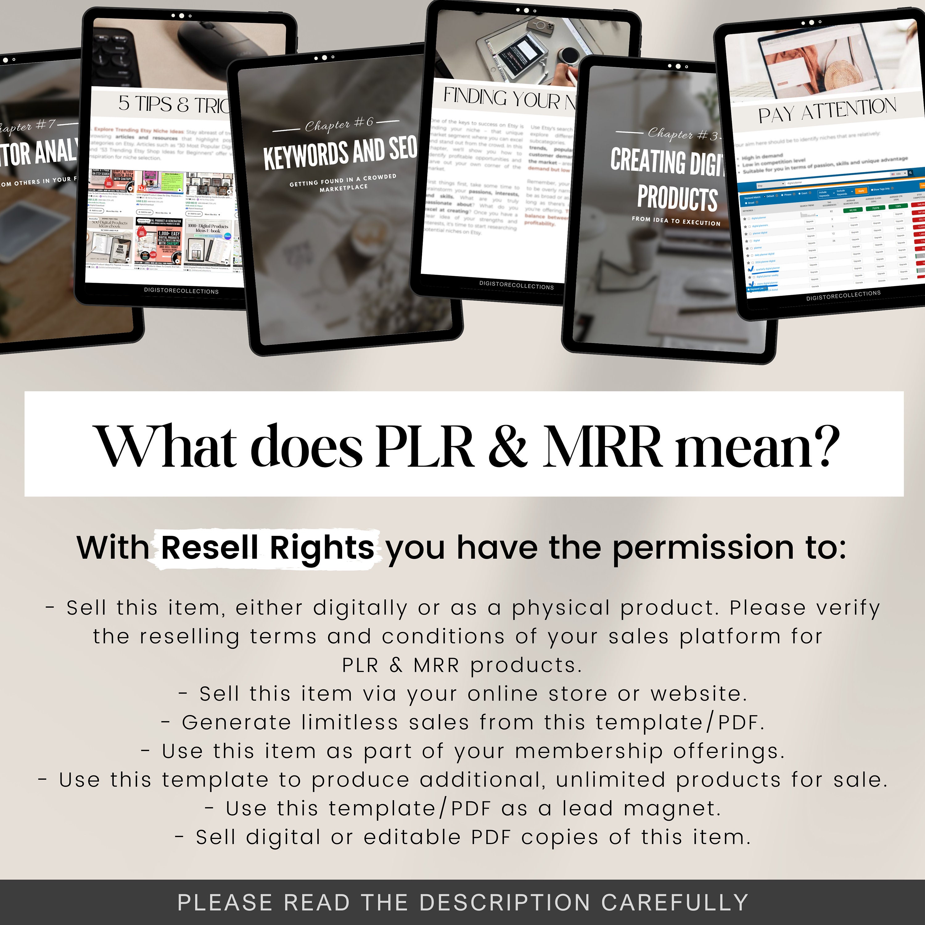 Buy PLR MRR Etsy Success Guide Etsy Marketing, Plr Etsy Shop Planner ...
